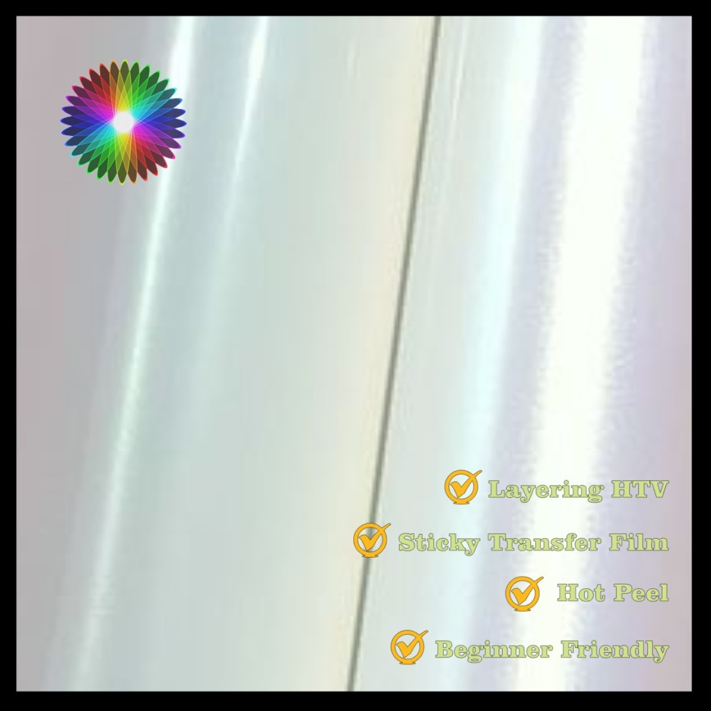 Chameleon Heat Transfer Vinyl - Pearl White - Knight HTV