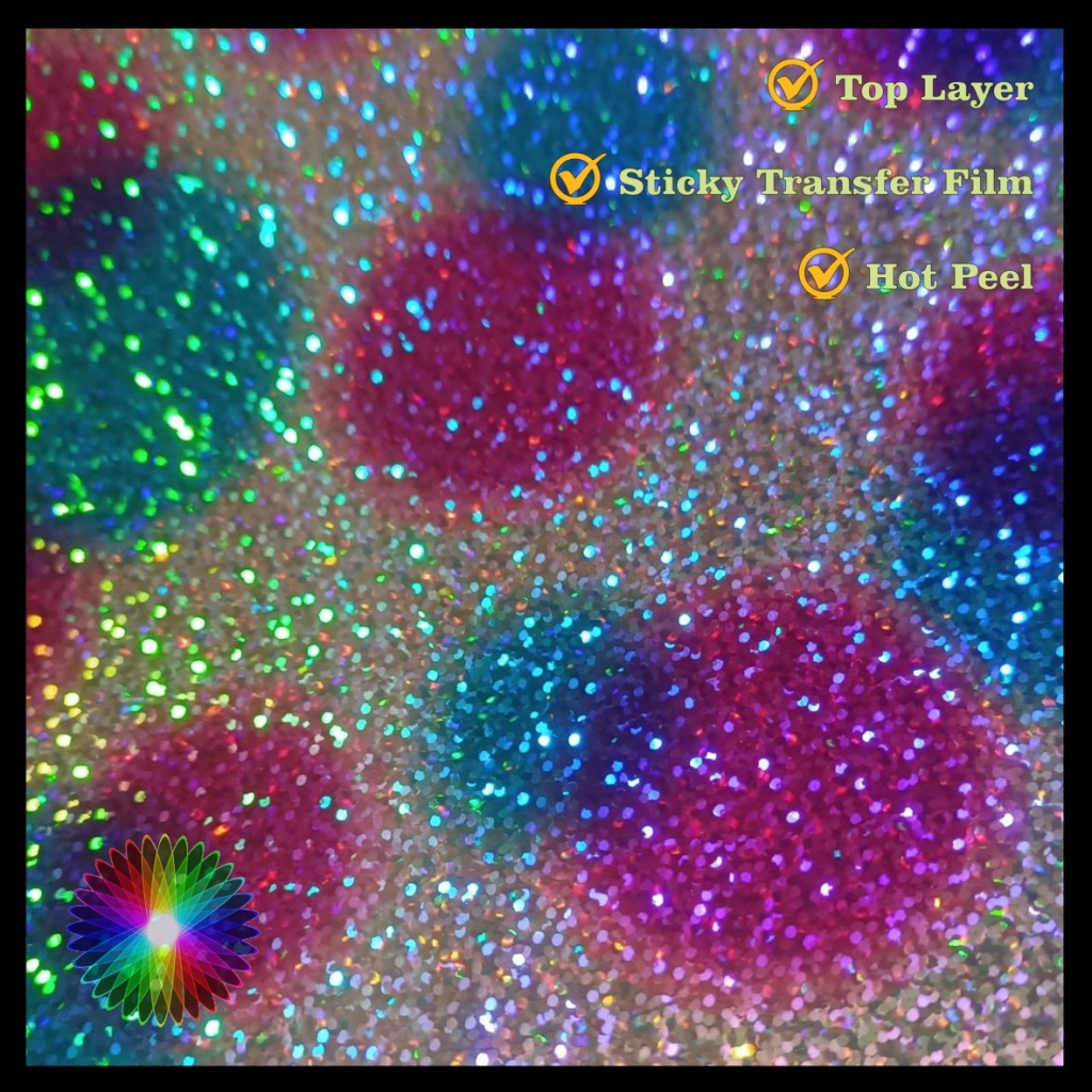 Holographic - Bubblegum Flake - Knight HTV