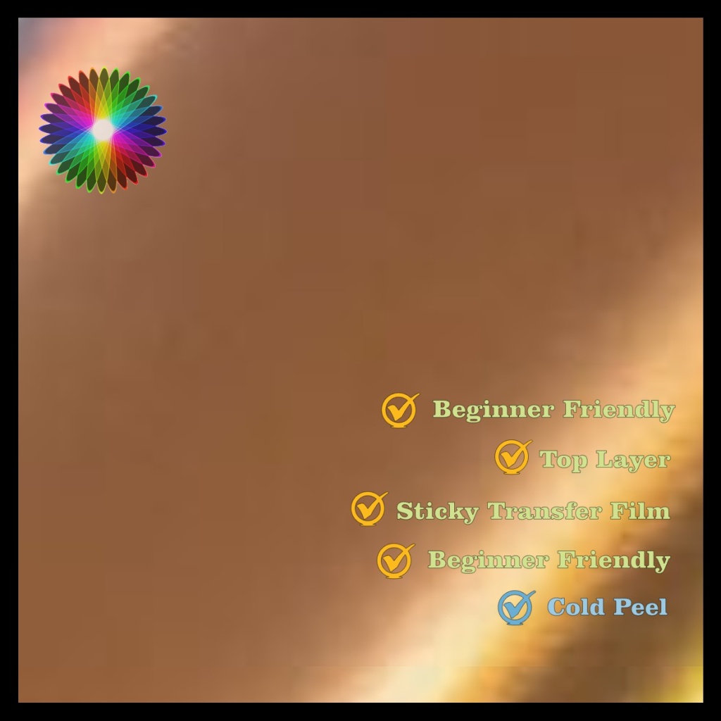 Soft Metallic Foil - Champagne - Knight HTV