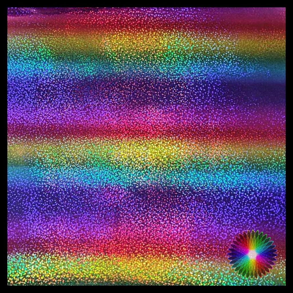 Holographic Vinyl - Rainbow Sparkle - Knight HTV
