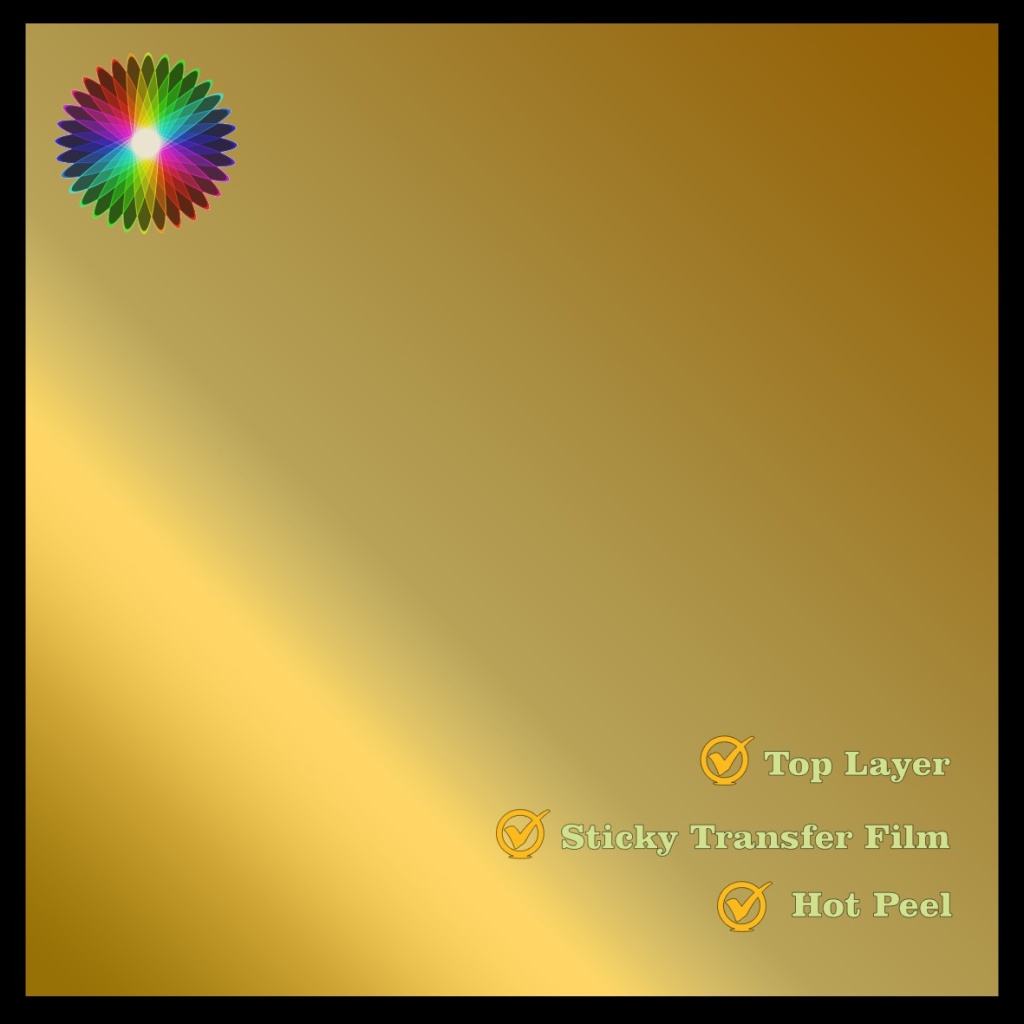 Chrome Metallic HTV - Gold - Knight HTV