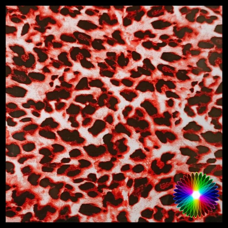 Pattern PU - Red Leopard HTV - Knight HTV