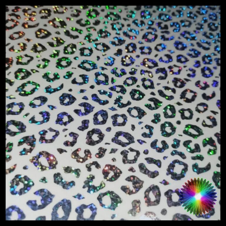 Holographic Vinyl - Transparent Leopard - Knight HTV