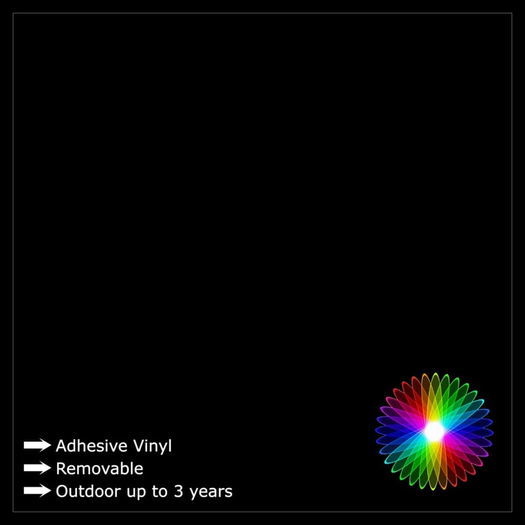 Removable Vinyl - Black - Knight HTV