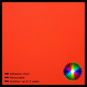 Removable Vinyl - Fluro Orange - Knight HTV