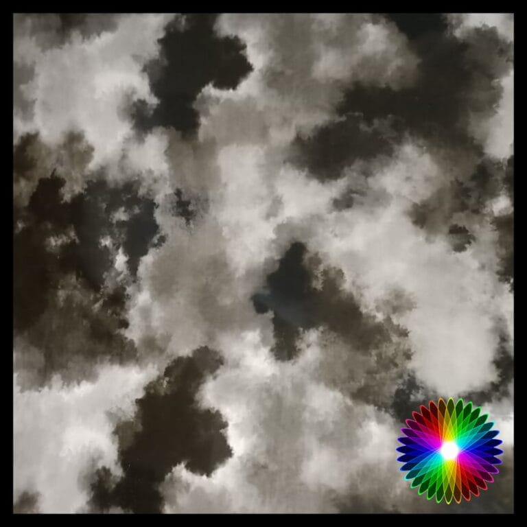 Pattern PU HTV | Pattern Heat Transfer Vinyl - Cloudy Storm (Black ...