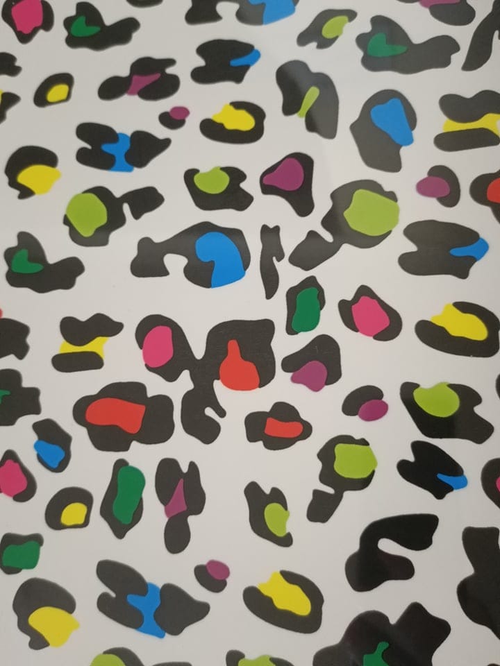 Rainbow Leopard HTV - Knight Heat Transfer Vinyl