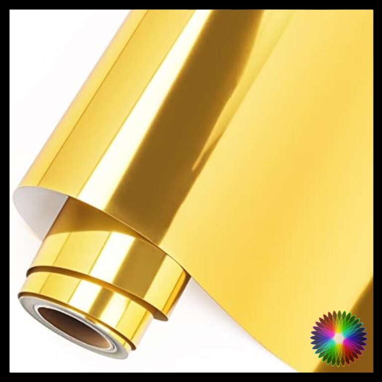 Mirror & Chrome Metallic Adhesive Vinyl (Foil) - Knight HTV