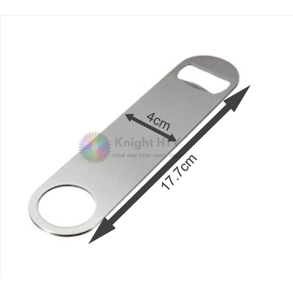 Stainless Steel Sublimation Bottle Opener - Knight Heat Transfer Vinyl