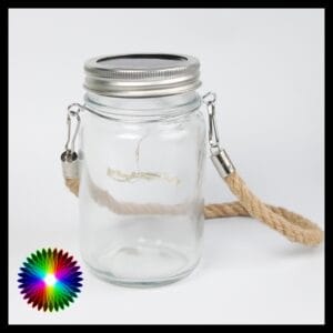Sublimation Solar-Powered LED Gradient Coloured Mason Jar Lights ...