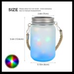 Sublimation Solar-Powered LED Gradient Coloured Mason Jar Lights ...