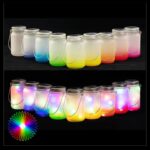 Sublimation Solar-Powered LED Gradient Coloured Mason Jar Lights ...
