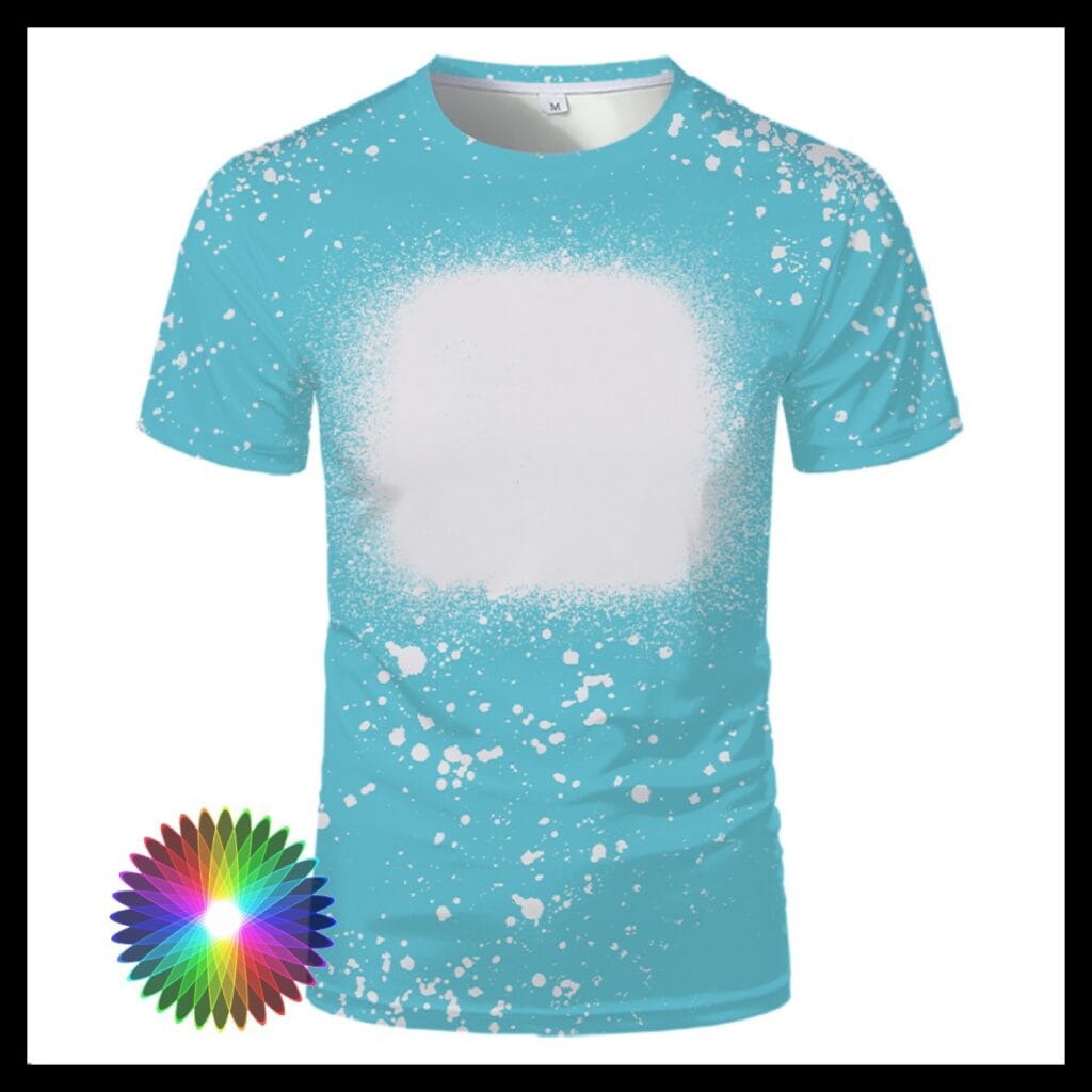 Bleach Splash Style Shirt - Teal - Knight HTV