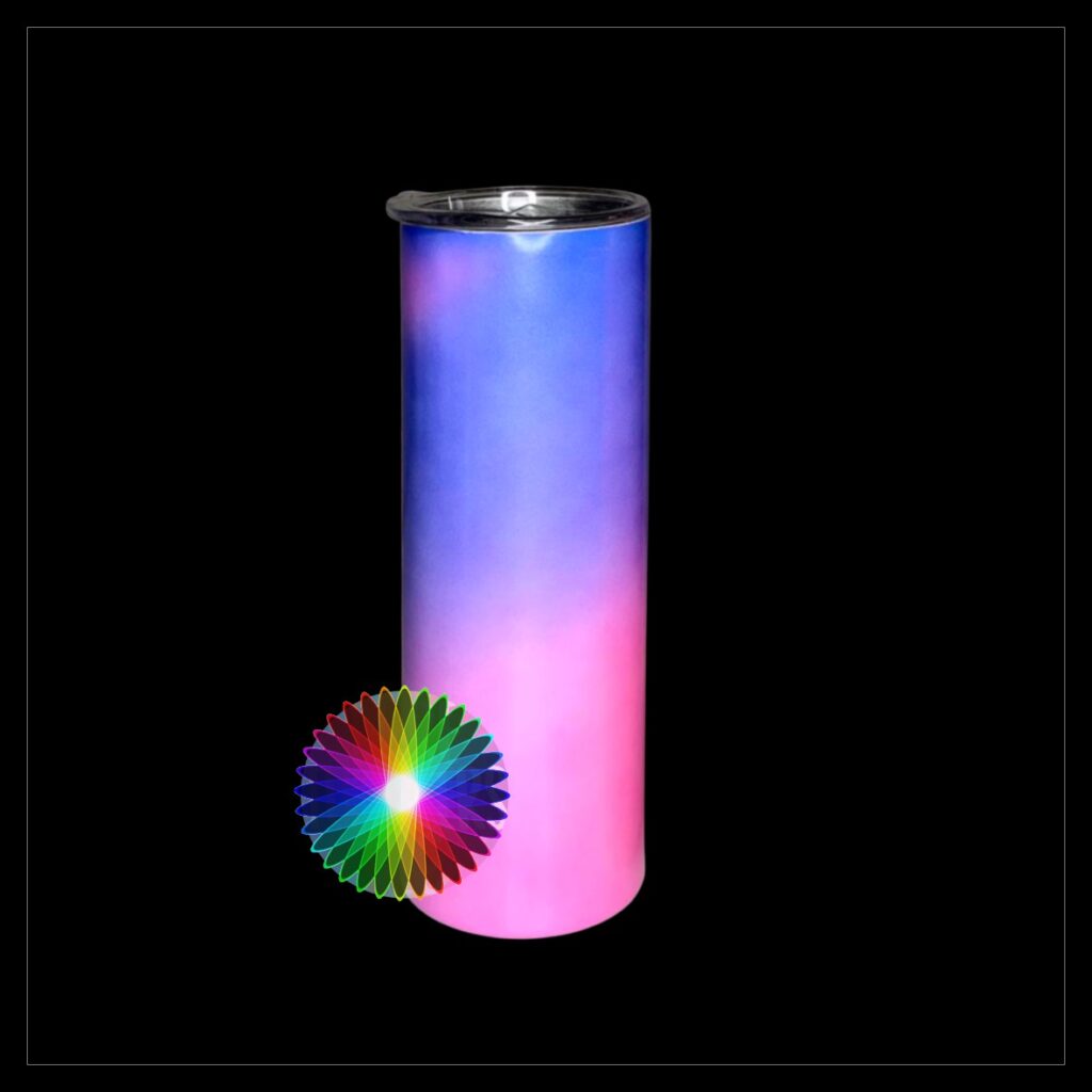 Hypercolour Sublimation Straight Skinny Tumblers - Knight HTV