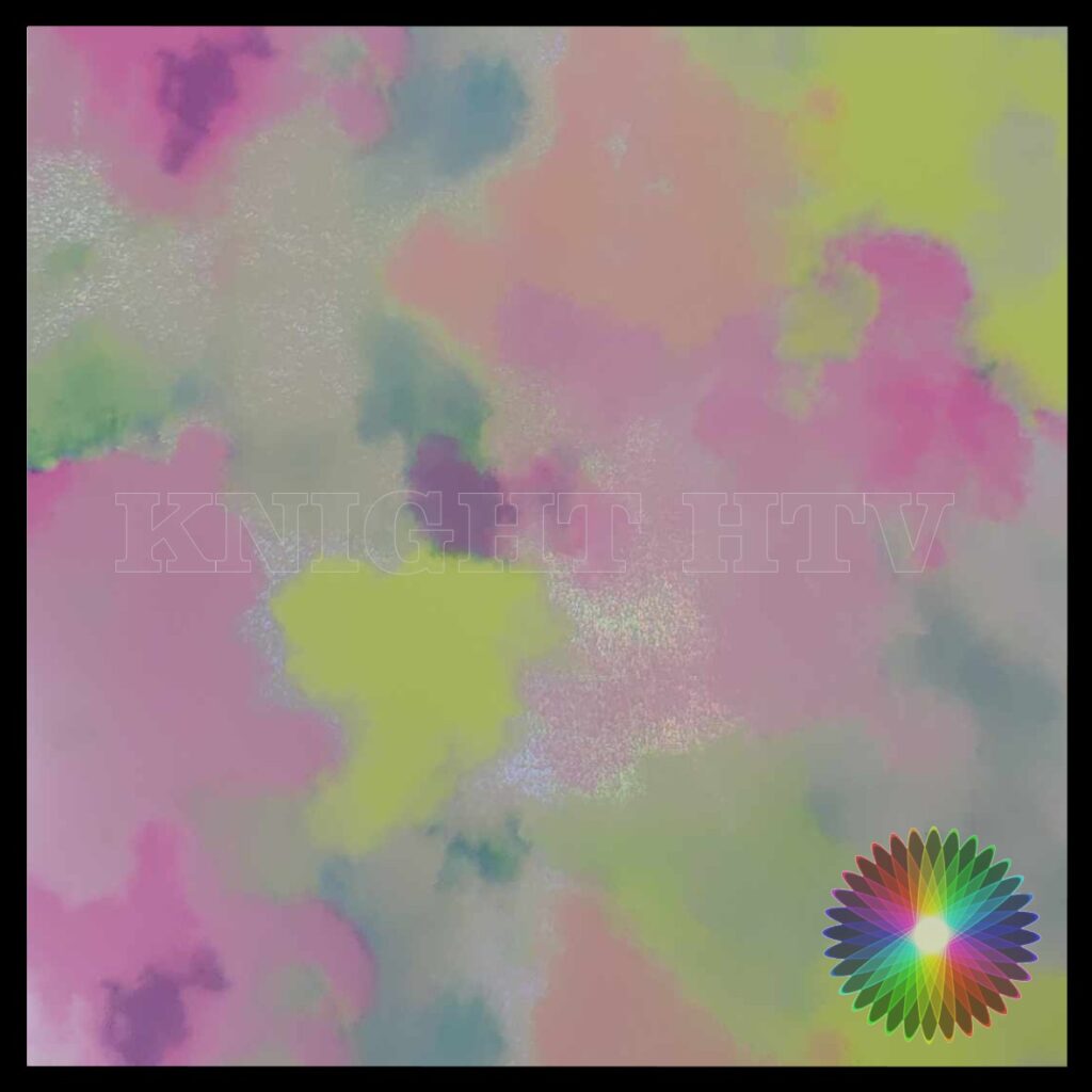 Holographic Vinyl - Magical Shimmer Rainbow Clouds - Knight HTV